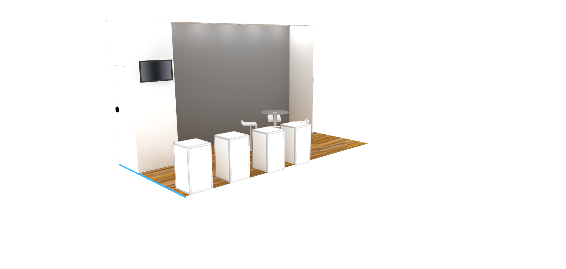 Diseño de stand 6x3 Grupo Empresarial Veracruz - El Stand